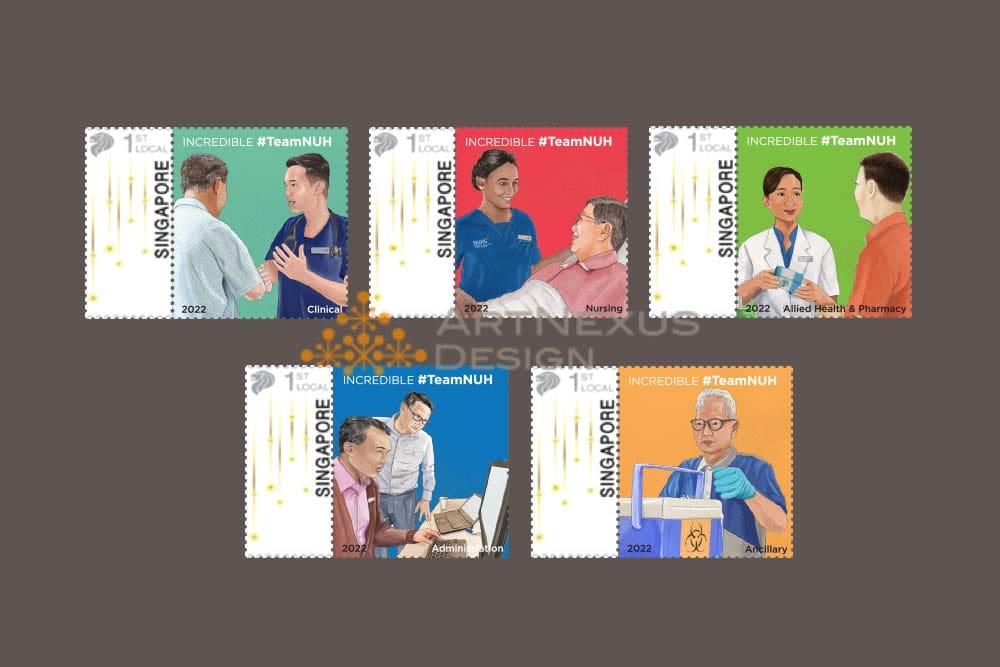 Commemorative Stamp Series Design | Artnexus Design