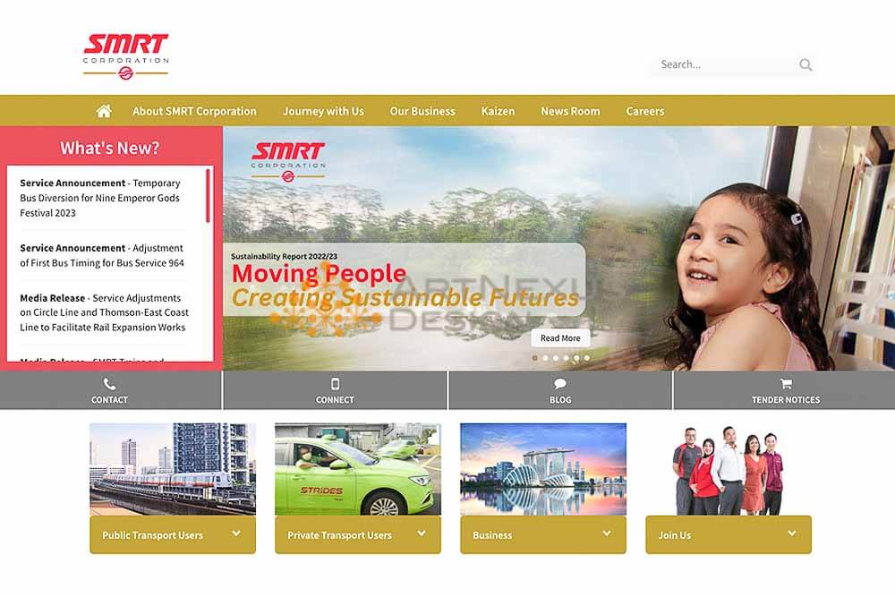 Sustainability Report | SMRT Corporation Limited | Artnexus Design 🎖️